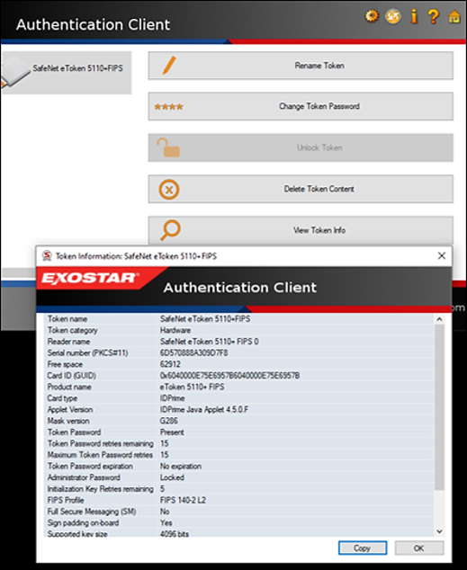 Medium Level of Assurance (MLOA) Hardware - MyExostar