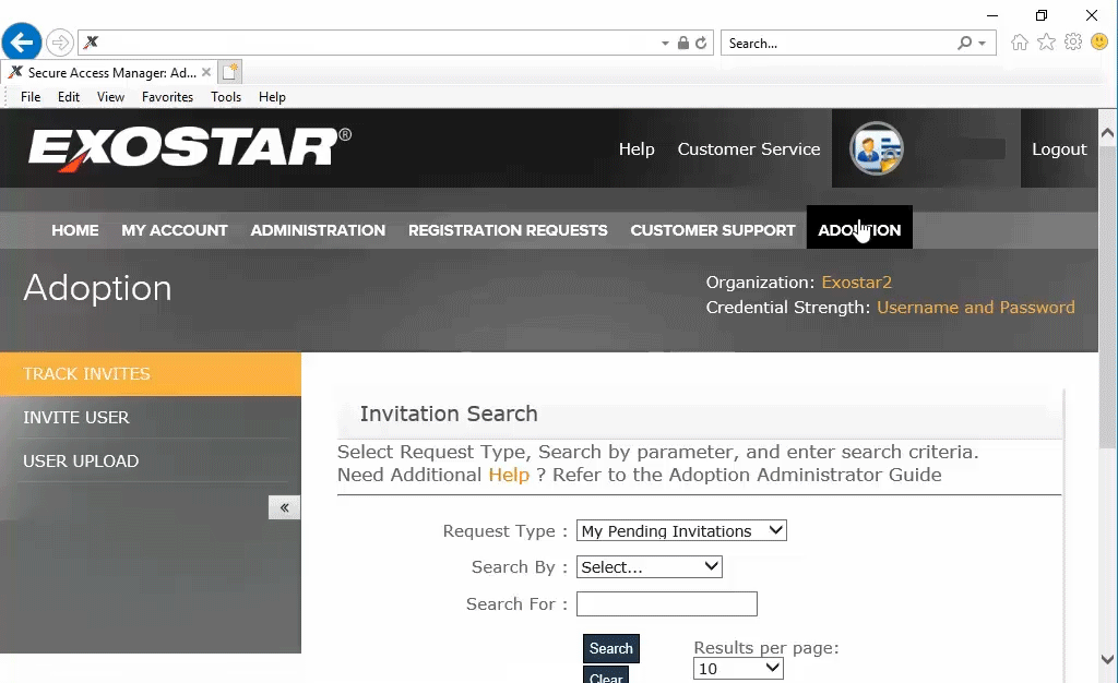 SAM Adoption Administrator - MyExostar