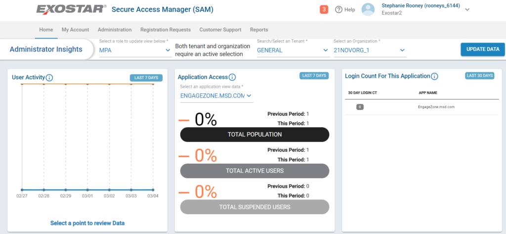 SAM Management & Portal Administrator - MyExostar